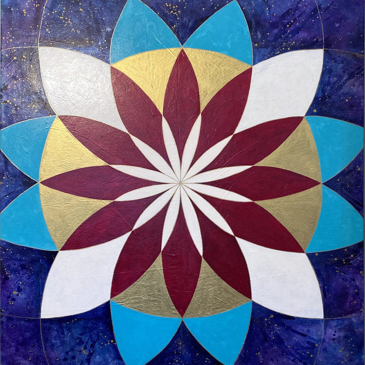 The Sacred Geometry Collection original paintings by Julie Davis ...